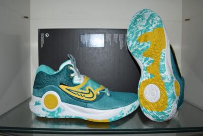 Nike Adult KD Trey 5 X Basketball Shoes DD9538 300 Light Green/White ...