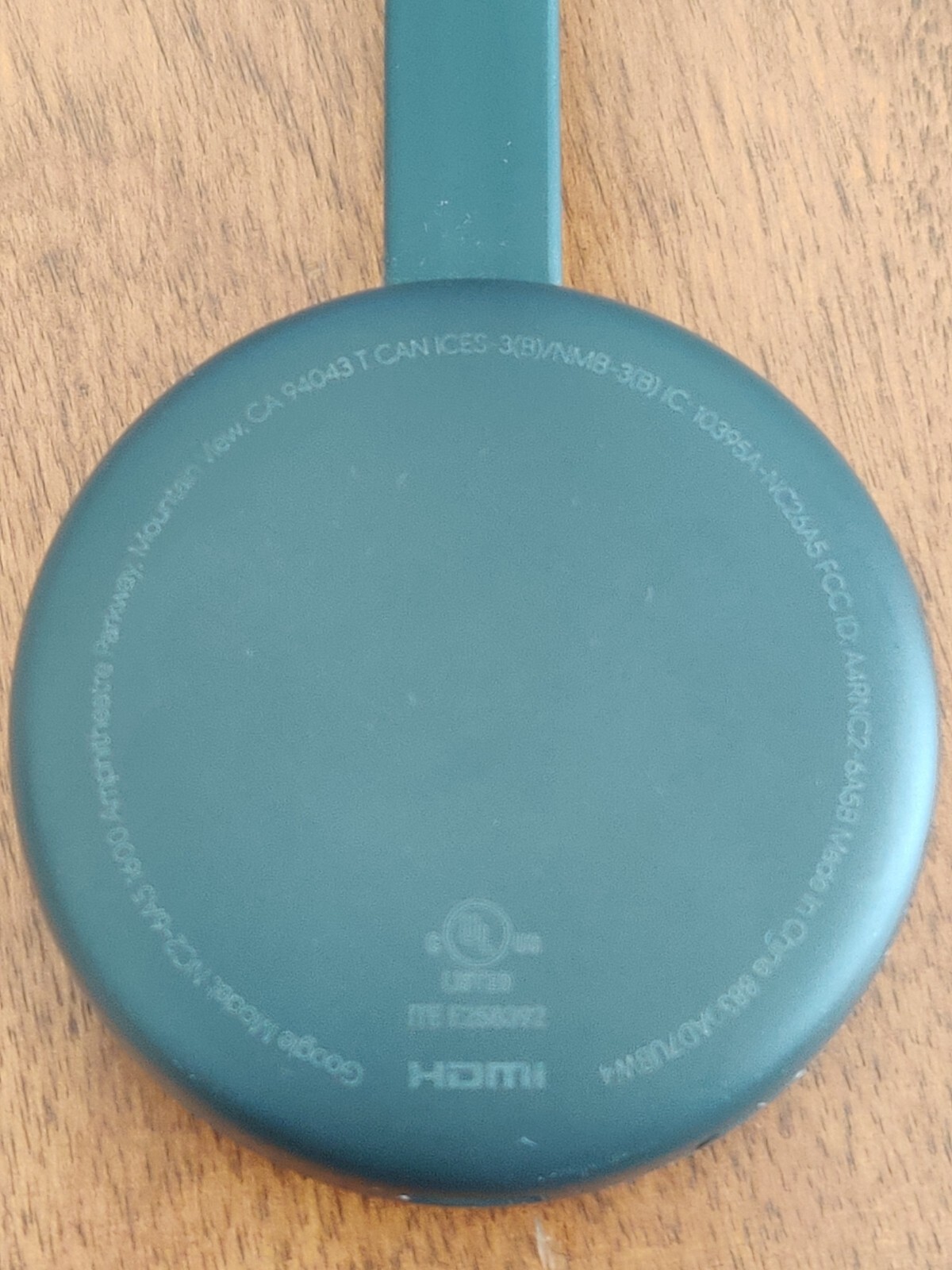 Google Chromecast Model NC2-6A5 HD WiFi Media Streamer 3nd Generation ...