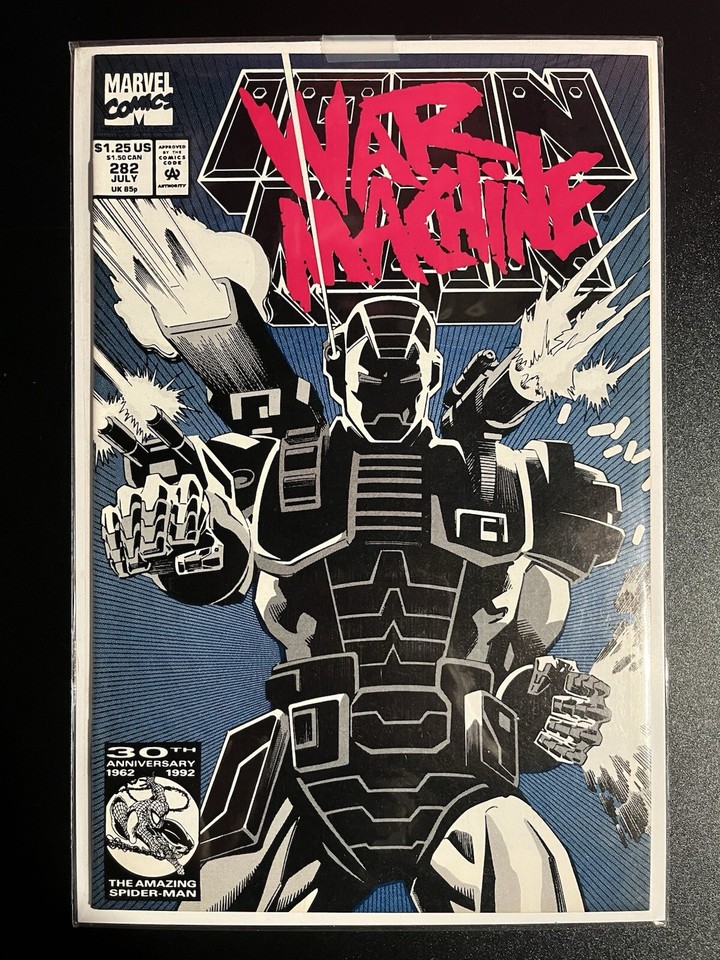 Iron Man #282 (Marvel Comics July 1992) NM War Machine First Appearance ...