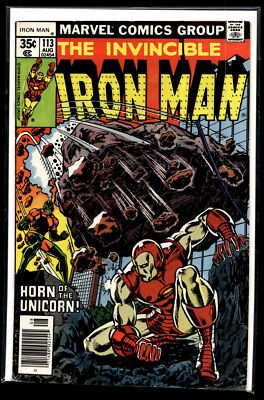 1978 Invincible Iron Man #113 Marvel Comic | eBay