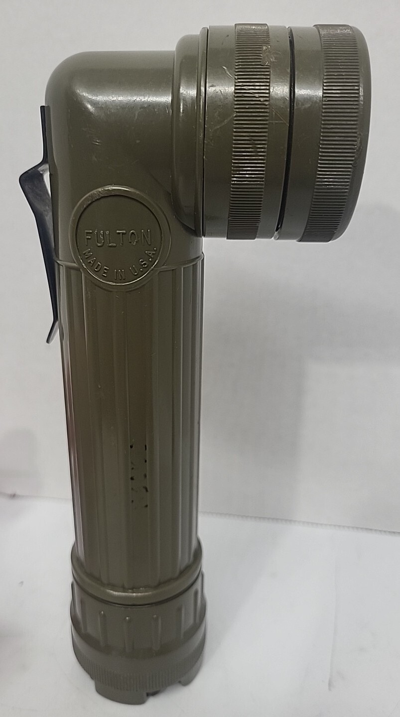 Fox Military OD Anglehead Flashlight with color lenses. | eBay