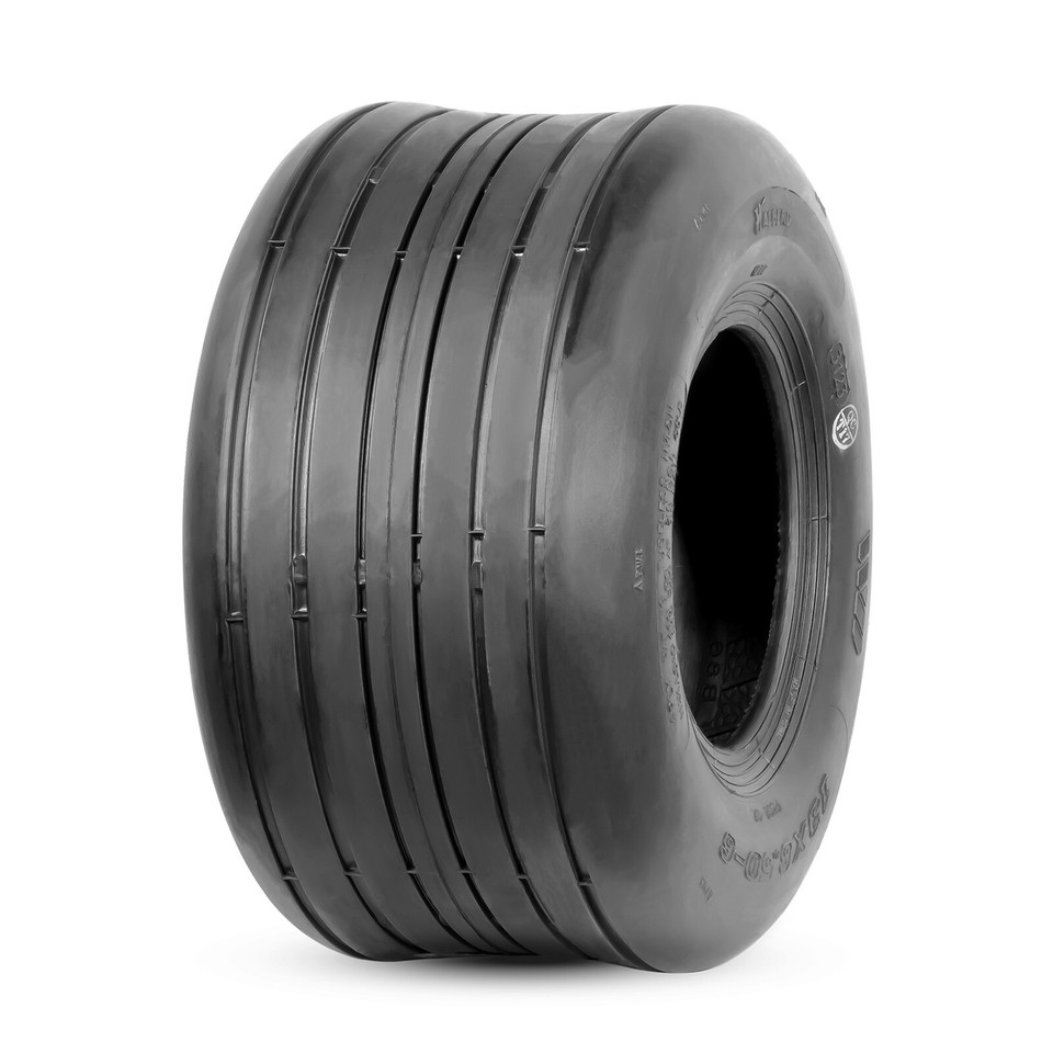Set 2 13X6.50-6 Lawn Mower Tires 13X6.50X6 Heavy Duty 4Ply Garden ...