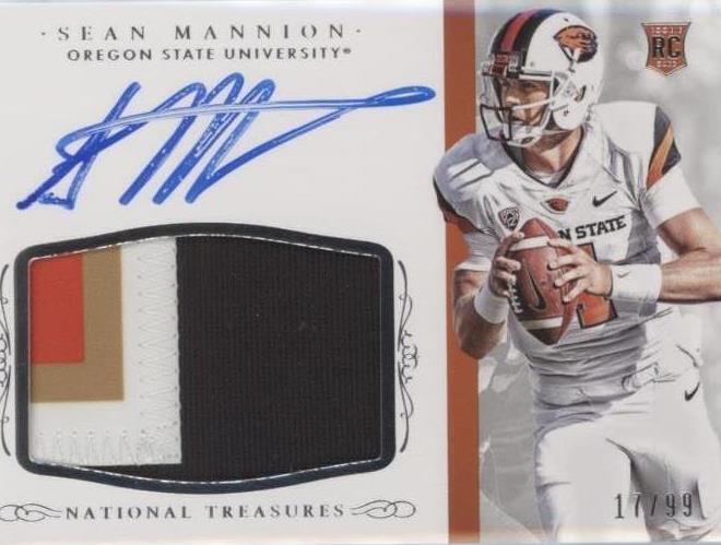 2015 Panini National Treasures College - Football Materials Signatures ...