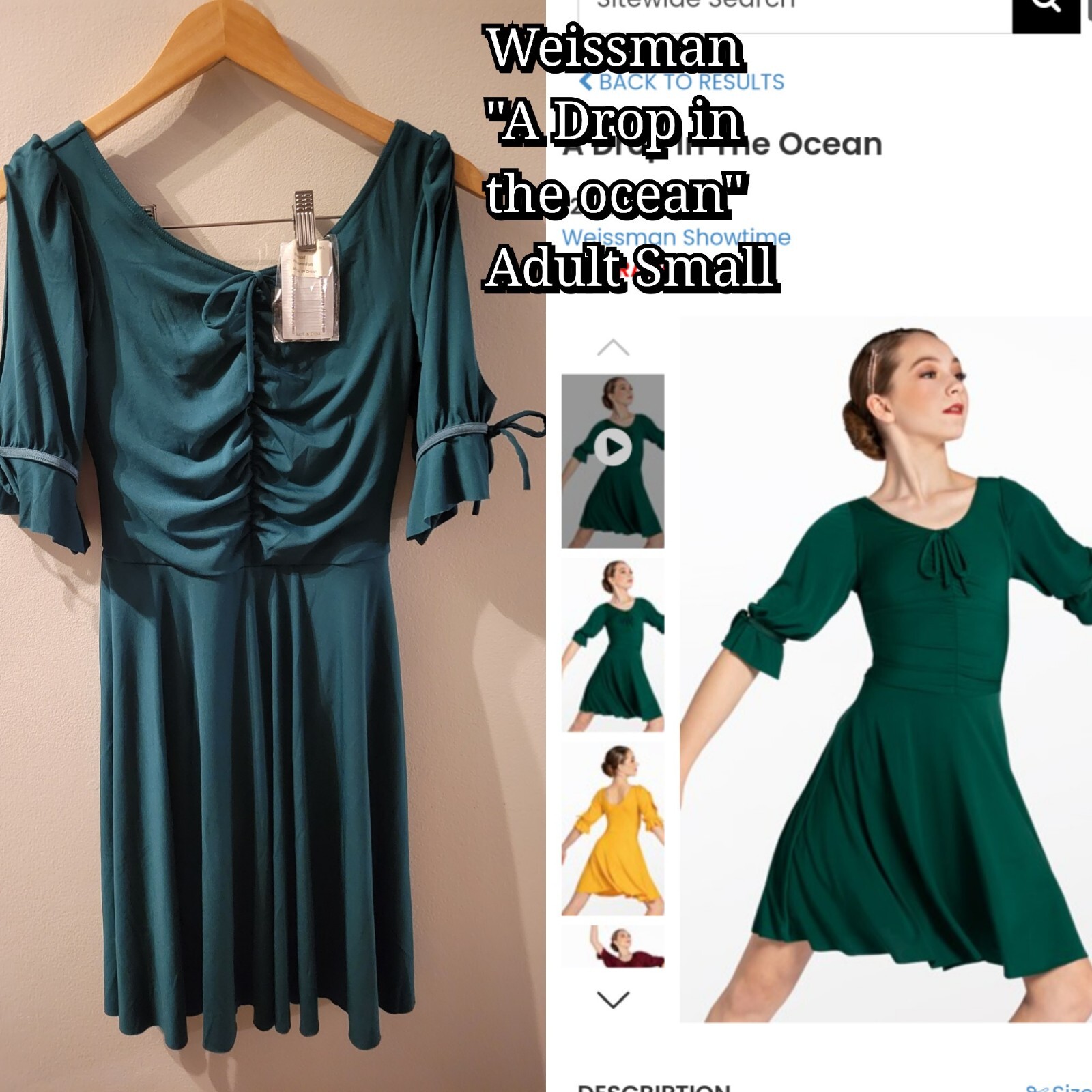 Weissman Showtime Dance Costume 12577 A Drop In The O… - Gem