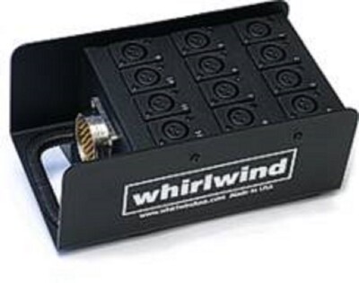 Whirlwind DT12 Broadcast Audio Breakout Box DT12 to 12 XLR Female 12ch ...