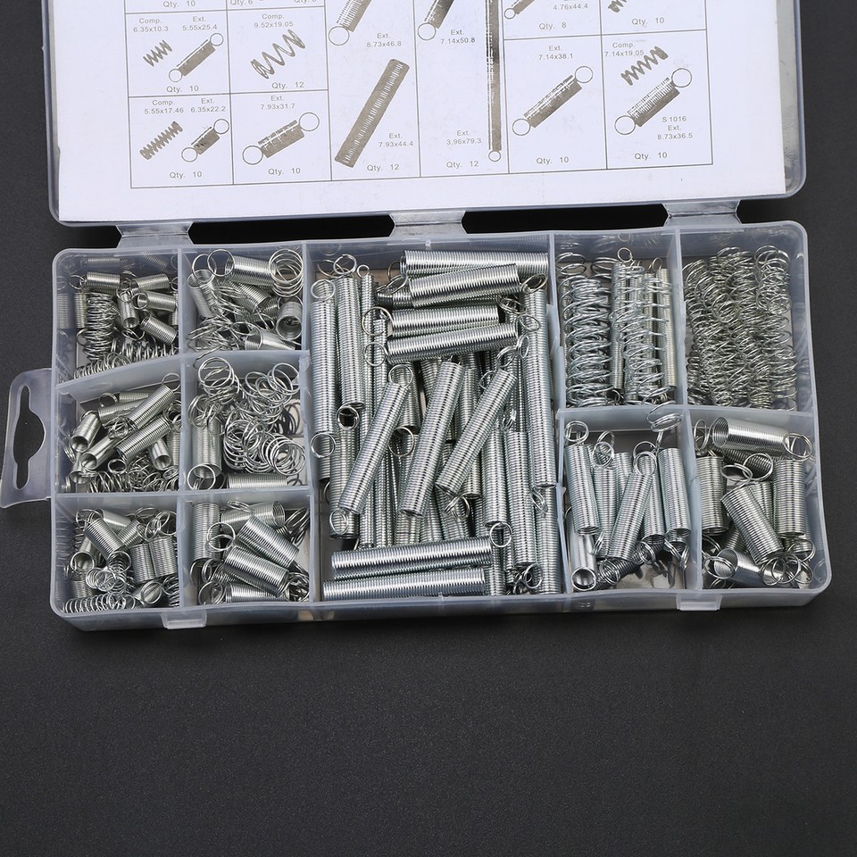 200pcs Small Spring Assortment Compression Extension Spring Metal ...