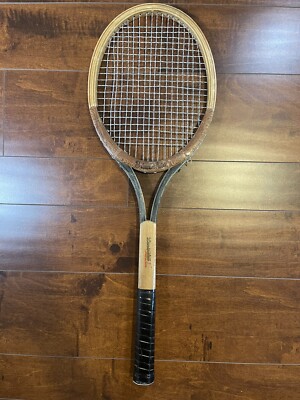 Professional Model Laminated Construction Vintage Wood Tennis Racquet ...