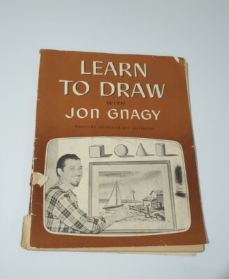 LEARN TO DRAW with JON GNAGY (1950) America's Television Art Instructor ...