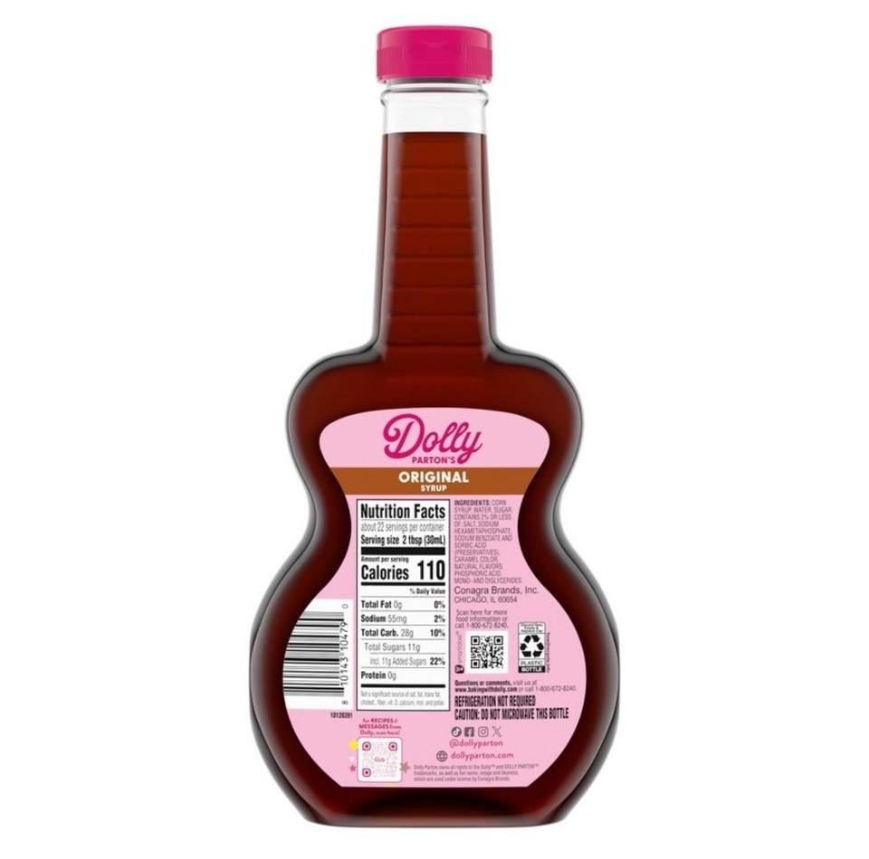 ⚫️ New Official DOLLY PARTON’S Original Pancake Breakfast Corn Syrup 22 ...