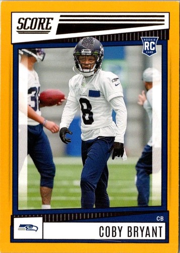 2022 Score Orange Coby Bryant #363 Seattle Seahawks Football Card | eBay