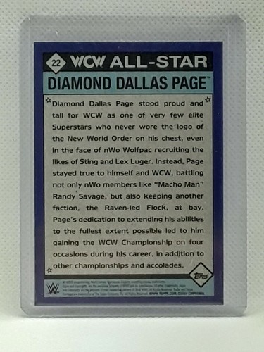 DDP Diamond Dallas Page 2016 Topps Heritage WWE Wrestling - #22 - WCW ...