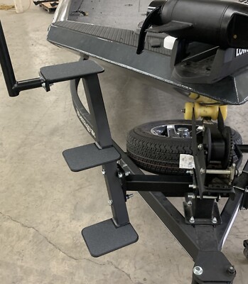 Winch mount triple step boat trailer steps | eBay