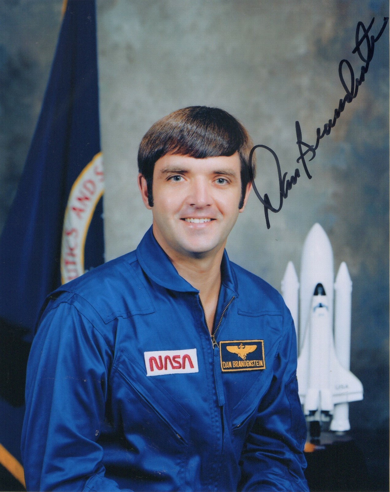 8x10 Original Autographed Photo of NASA Astronaut Daniel Brandenstein ...