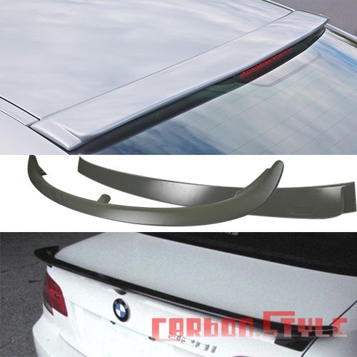 Unpainted BMW E92 3-series A Style 2D Roof +Trunk Boot Coupe Spoiler ...