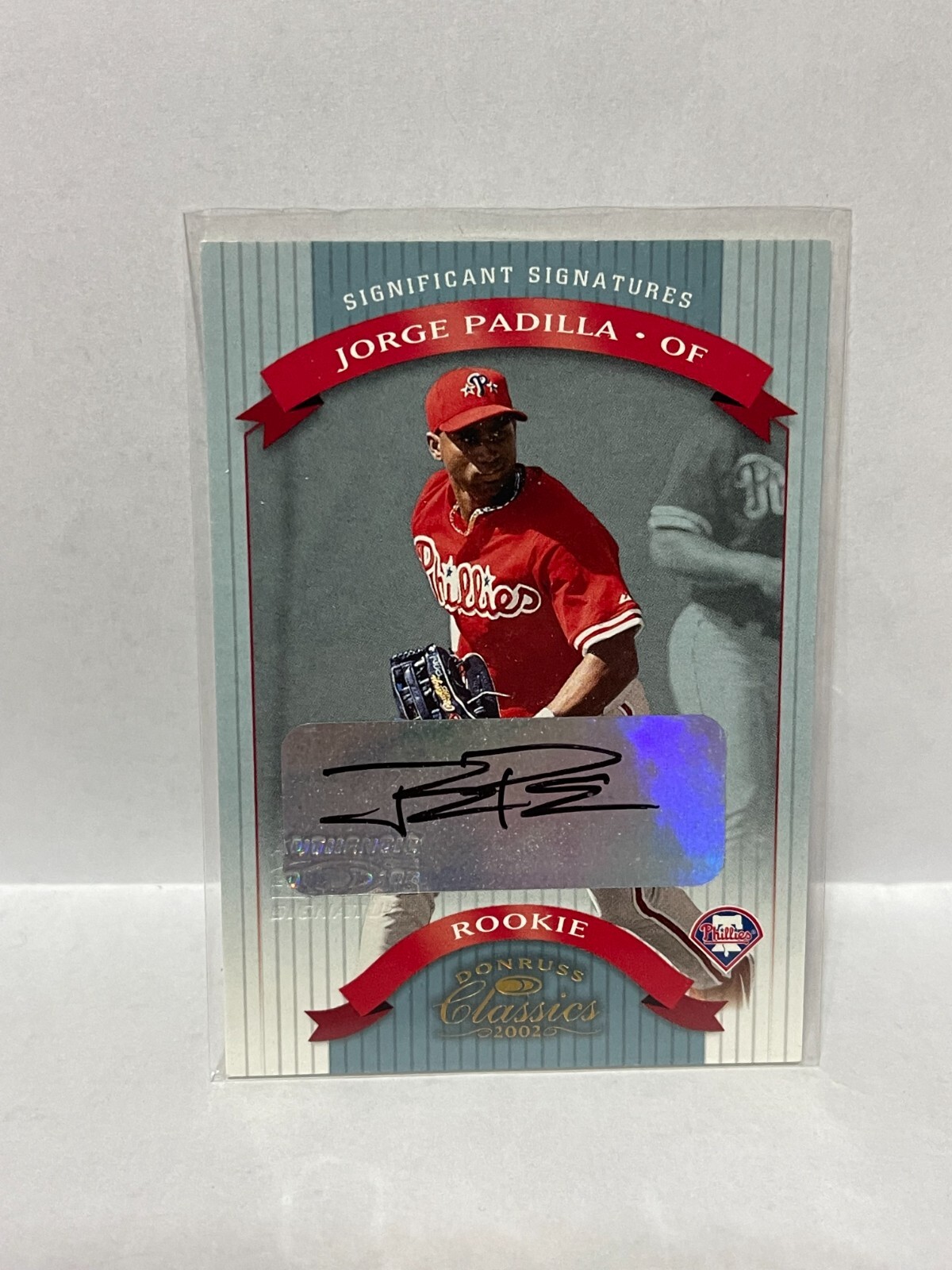 2002 Donruss Classics Significant Signatures #104 Jorge Padilla ROO/500 ...