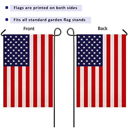 American Flag Double Sided American Garden Flag Thick Weatherproof ...