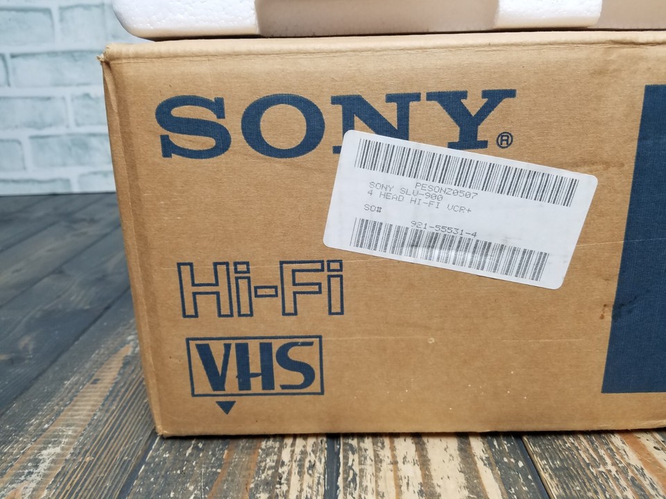 SONY SLV-900HF VCR VHS Plus+ Player Recorder HiFi Stereo **OPEN BOX ...