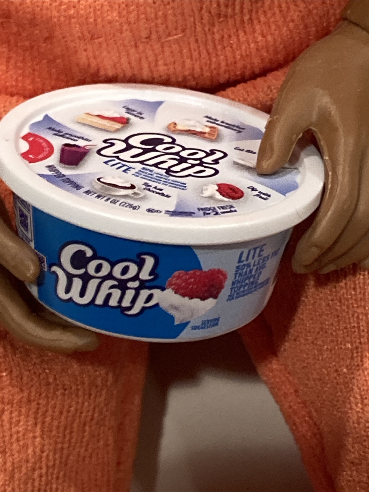 Food Accessory Cool Whip (toy) For Barbie size dolls. 1/6 scale ...