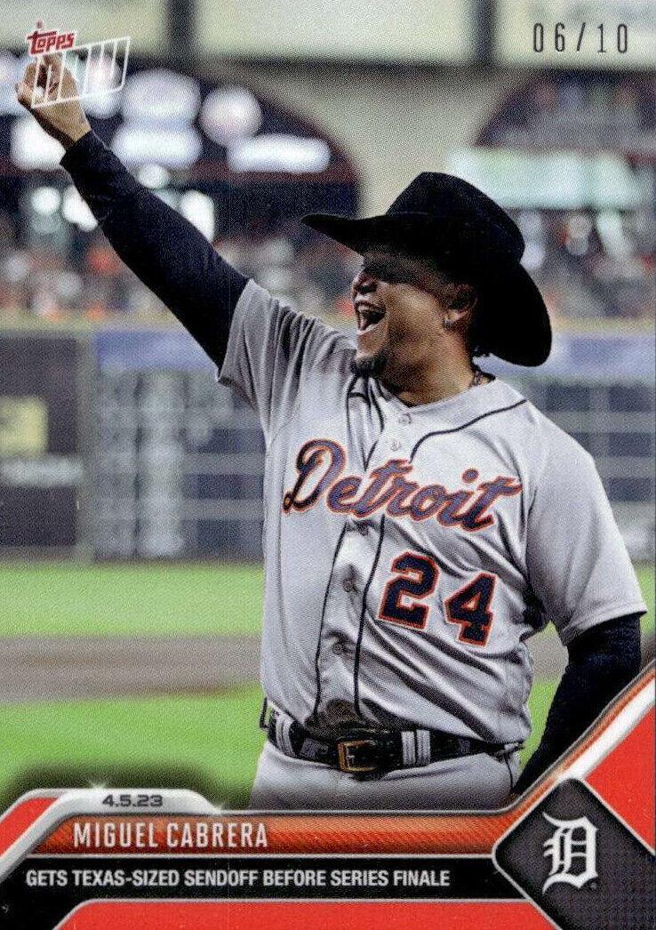 2023 Topps Now - Miguel Cabrera #59 Red /10 for sale online | eBay
