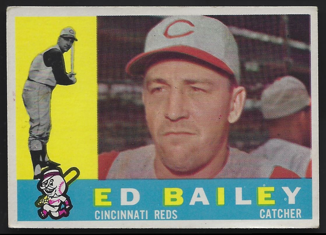 1960 Topps Ed Bailey /*- Cincinnati Reds #411 | eBay