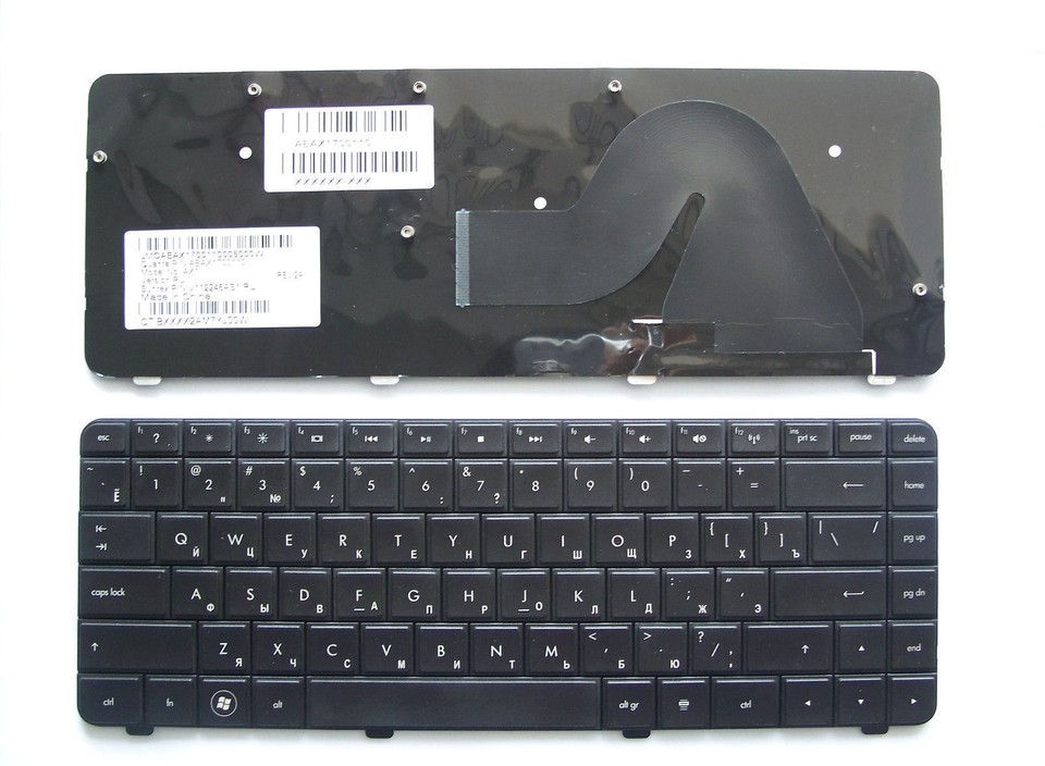 New HP PAVILION CQ42-100 SPANISH LATIN AMERICAN Genuine KEYBOARD BLACK ...