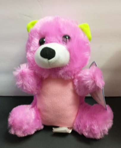 NWT Animal Pals Kuddle Me by Kellytoy Pink Bear Plush 7" | eBay