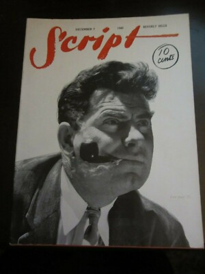 Script Magazine Beverly Hills California December 1940 Charles Clarke ...