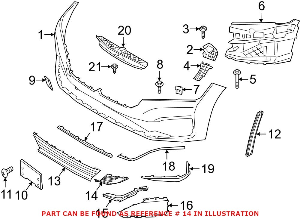 Genuine OEM Front Passenger Right Upper Grille For BMW 51117475128 | eBay