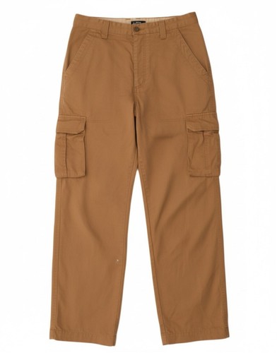 DOCKERS Mens Straight Cargo Trousers W32 L32 Brown Cotton VS08 | eBay UK
