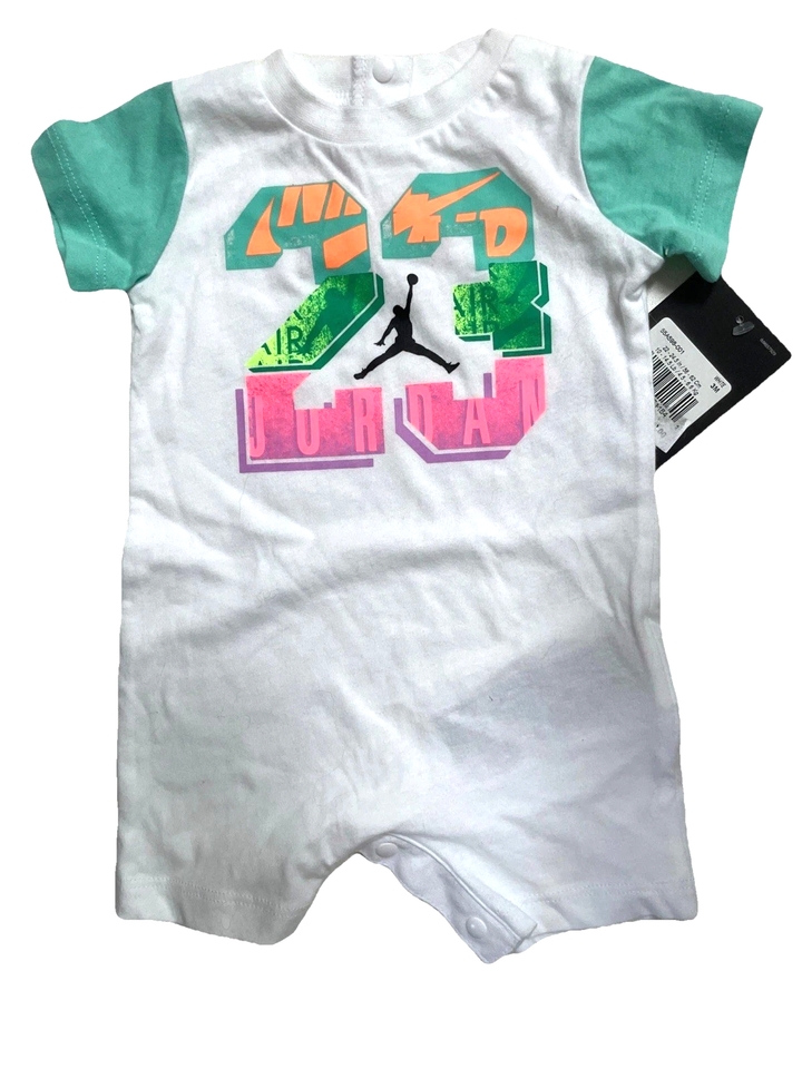 Nike AIR JORDAN Baby Boy & Girl Short Rompers; Size 3M thru 24M, NEW ...