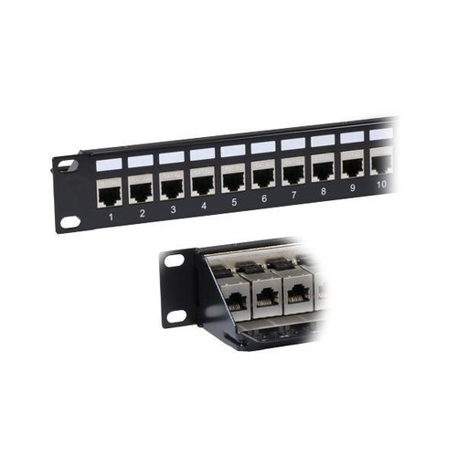 Cablenet 72-3408 pezzo di pannello 1U (CNL 24P C6A FTP 1U Cplr PANEL ...