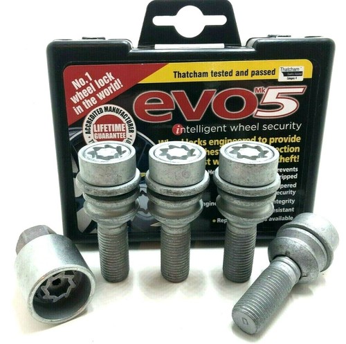 4 x HIGH SECURITY ALLOY WHEEL LOCKING BOLTS FOR AUDI Q7 STUD LUG NUT ...