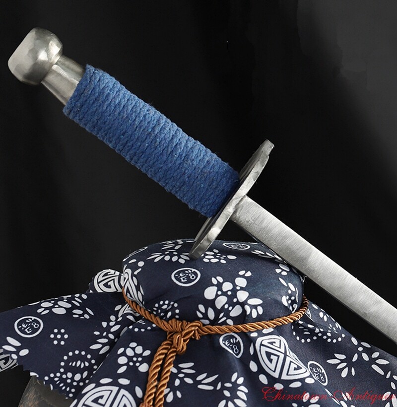 Solid High Carbon Steel Whip Single Double Whip Mace Battle Demonic ...