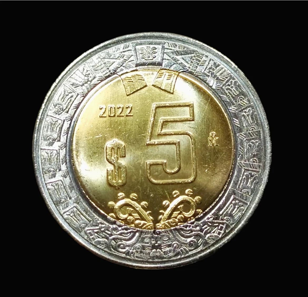 Cinco Pesos Coins