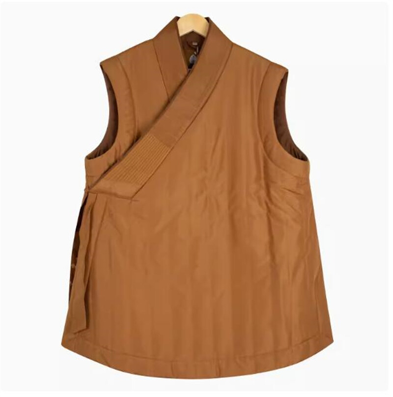 Shaolin Buddhist Monk Kung fu velvet Vest coat | eBay