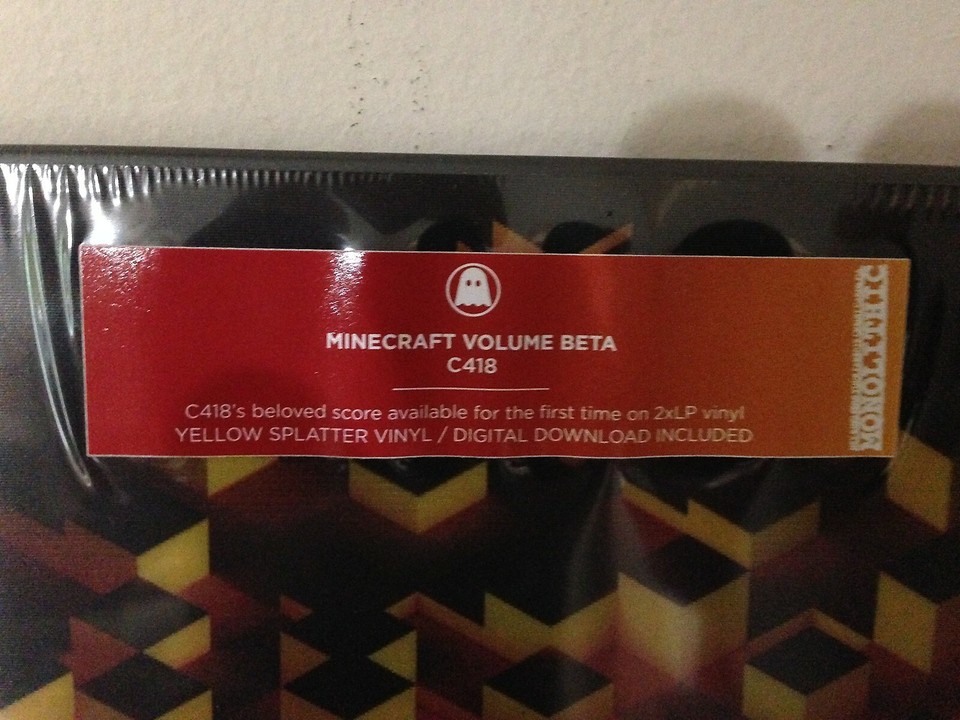 C418 Minecraft Volume Beta 2x COLOR VINYL LP! LENTICULAR! video game ...
