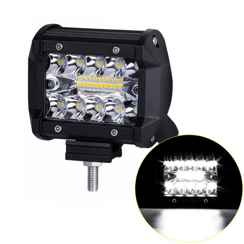 2x 4 inch 200W car LED Work Light Bars Offroad SPOT FLOOD Work Driving ...