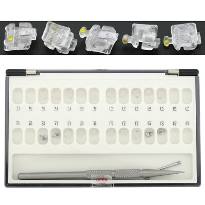Dental Orthodontic Ceramic Self-Ligating Bracket Roth 022 Ormco DAMON ...