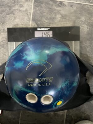 Ebonite Vortex V2 Strong Bowling Ball Blue | eBay UK