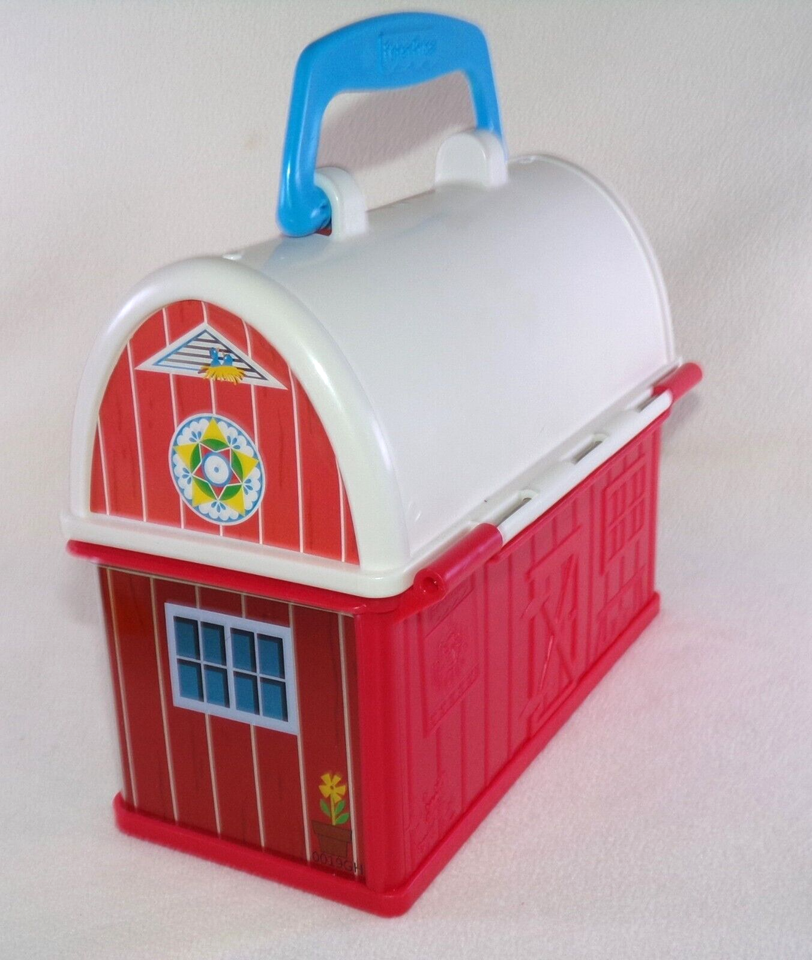 Fisher Price Play Family Farm Lunch Box Carrying Case Little People ...