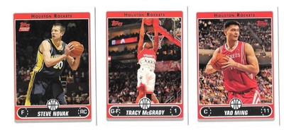 2006-07 Topps (1-265) Basketball Team Set - Houston Rockets | eBay