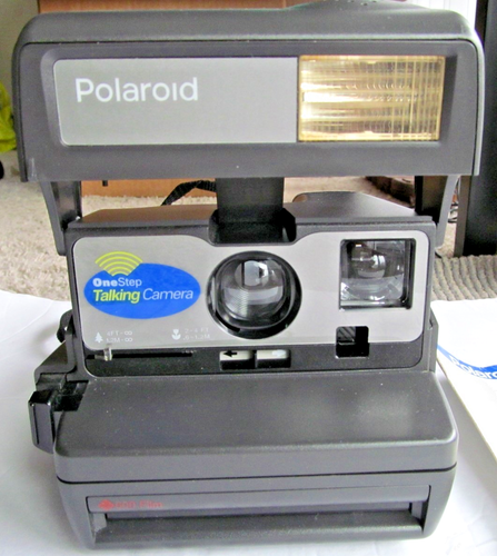 VINTAGE POLAROID ONE STEP 600 FLASH TALKING CAMERA - TESTED, WORKING ...