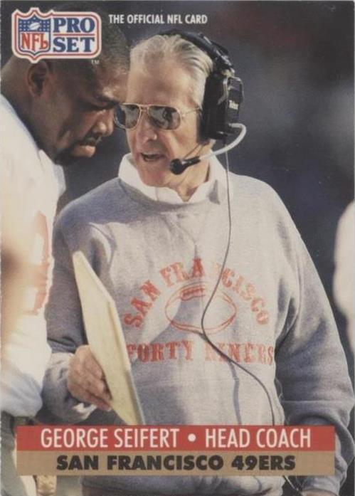 1991 Pro Set - George Seifert #297 for sale online | eBay