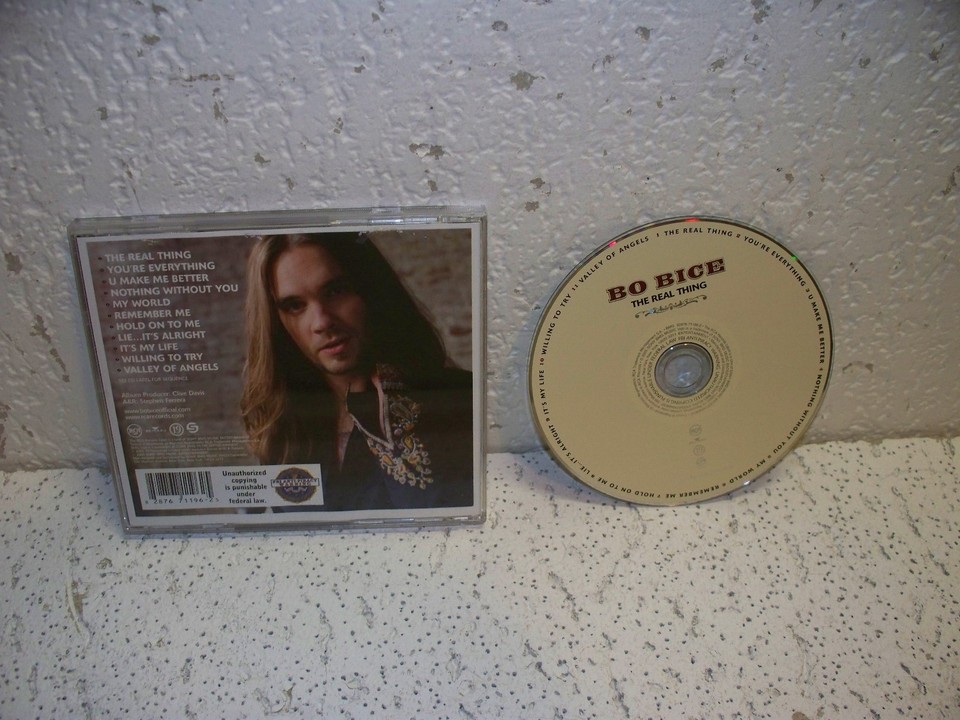 Bo Bice : The Real Thing CD Compact Disc RARE 828767119625| eBay