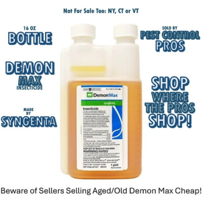 16 Oz Demon Max Pest Insect Control Insecticide 25.3% No shipping to NY ...