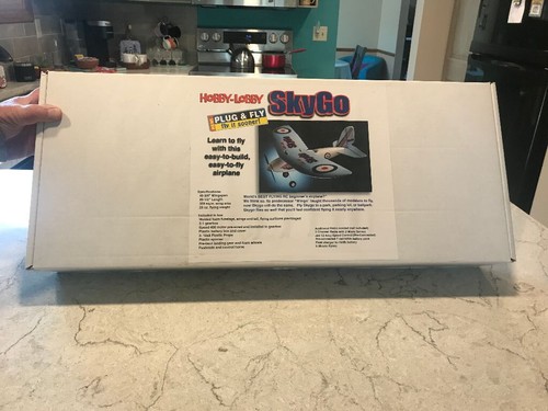 Hobby Lobby Sky Go RC Airplane ARF Kit With Motor. WW-I Monoplane ...