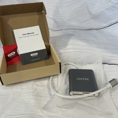 Unitek Card Reader USB 3.0 Type-C Multi In One Card Reader. SD Reader ...
