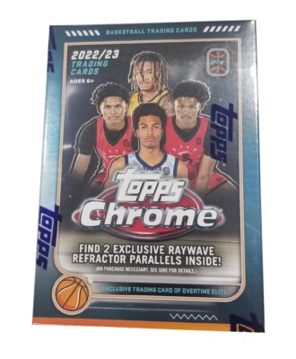 2022-23 Topps Chrome Overtime Elite OTE Basketball Factory Sealed Value ...