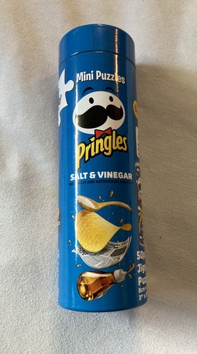 New 50 Piece Jigsaw. Pringles Salt And Vinegar 8 cm's by 24 cm's. Mini ...
