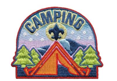 Boy Scouts of America BSA 3 inch CAMPING Activity Patches Tent Campout ...